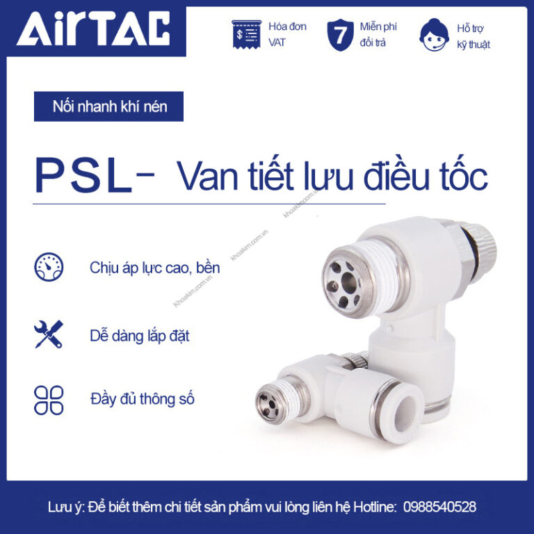 SL4-M5 van tiết lưu ren khí nén (SL) Airtac - tongkhokhinen.vn